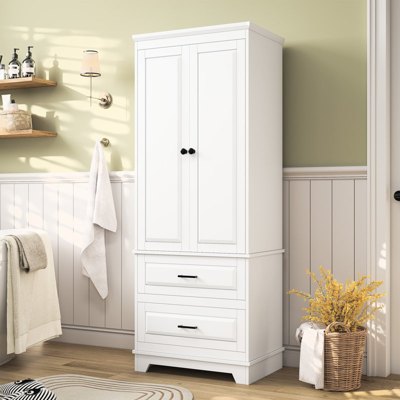 Red Barrel Studio Abreya Freestanding Linen Tower Cabinet & Reviews - Wayfair Canada